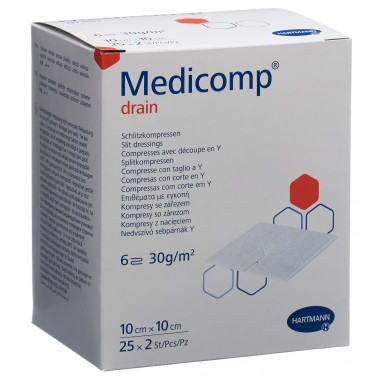 Medicomp Drain 10x10cm Steril - Sicher und Effektiv