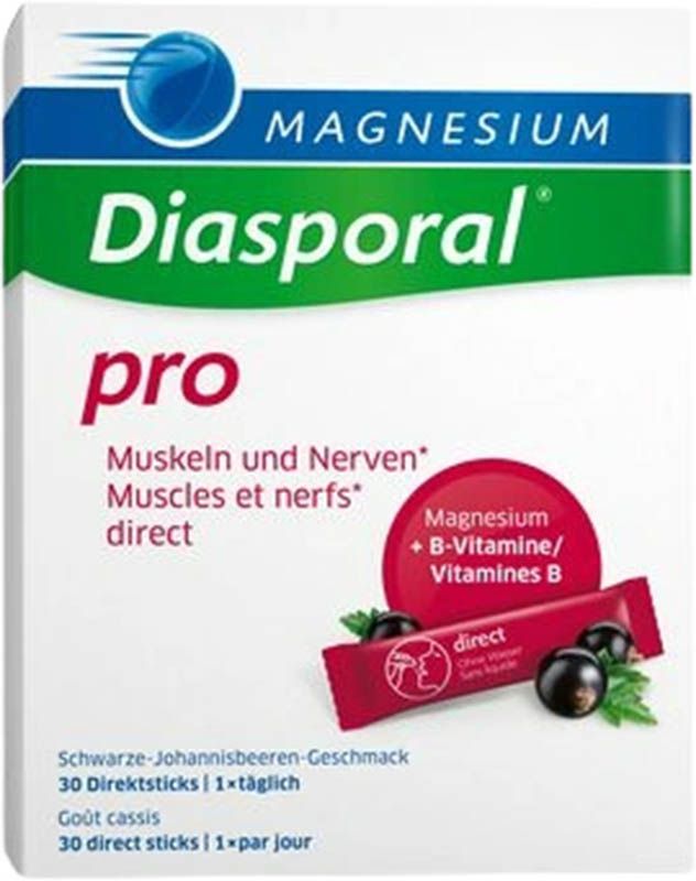 Magnesium Diasporal Pro M+N Direct Sticks - Energie für Muskeln und Nerven