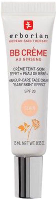 Erborian BB Crème Clair 15 ml – Koreanische Gesichtspflege mit Ginseng | Für ein ebenmässiges ...