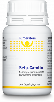 BURGERSTEIN Beta-Carotin Kapseln: Für eine gesunde Haut und starke Sehkraft