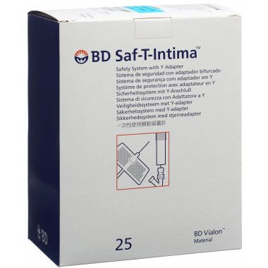 BD Saf-T-Intima Sicherheitsvenenverweilkatheter 22G - Präzision ...