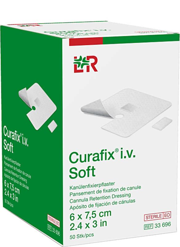 Curafix i.v. Soft 6x7.5cm - Sicherer Schutz für Ihre Haut