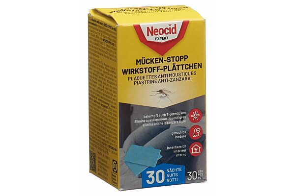 Neocid EXPERT Mückenstopp Nachfüll-Plättchen 30 Stück