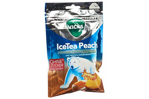 Vicks Ice Tea Peach Btl 72g - Erfrischender Pfirsichgeschmack