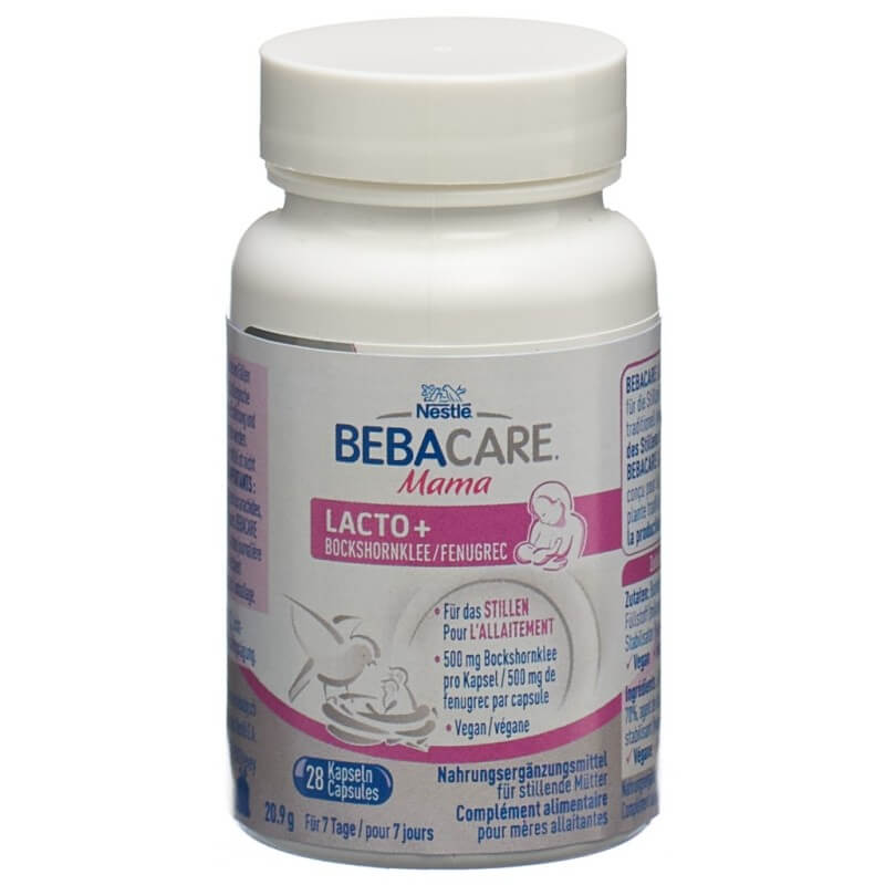 BEBACARE Mama LACTO+ Kapseln – Unterstützung für stillende Mütter