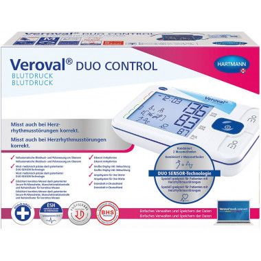 Veroval® duo control M | Präzise Blutdruckmessung mit Duo Sensor ...